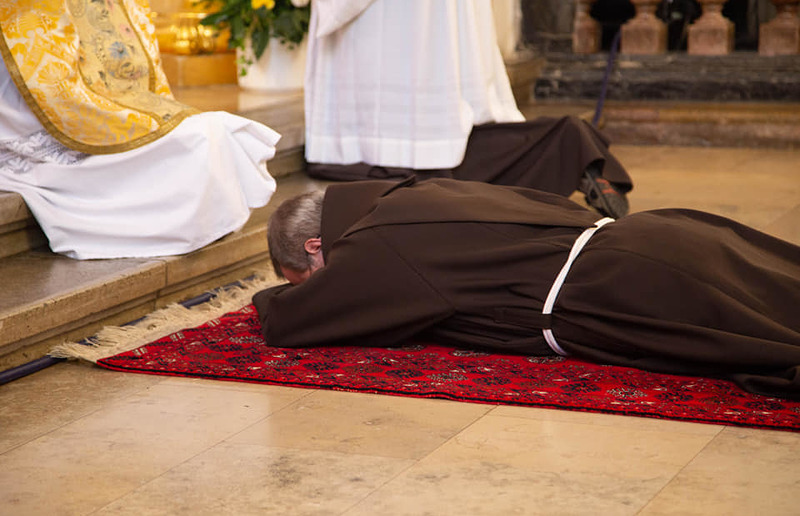 Diakonatsweihe bei den Franziskanern