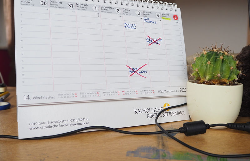 Mein Kalender ist leer