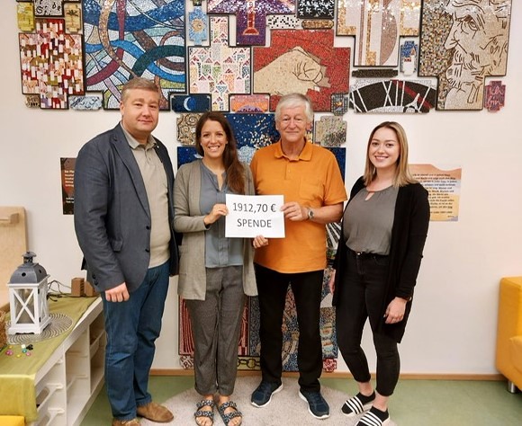Mosaikkreuz im Kindergarten & Kinderkrippe Tobelbad, Projektspende
